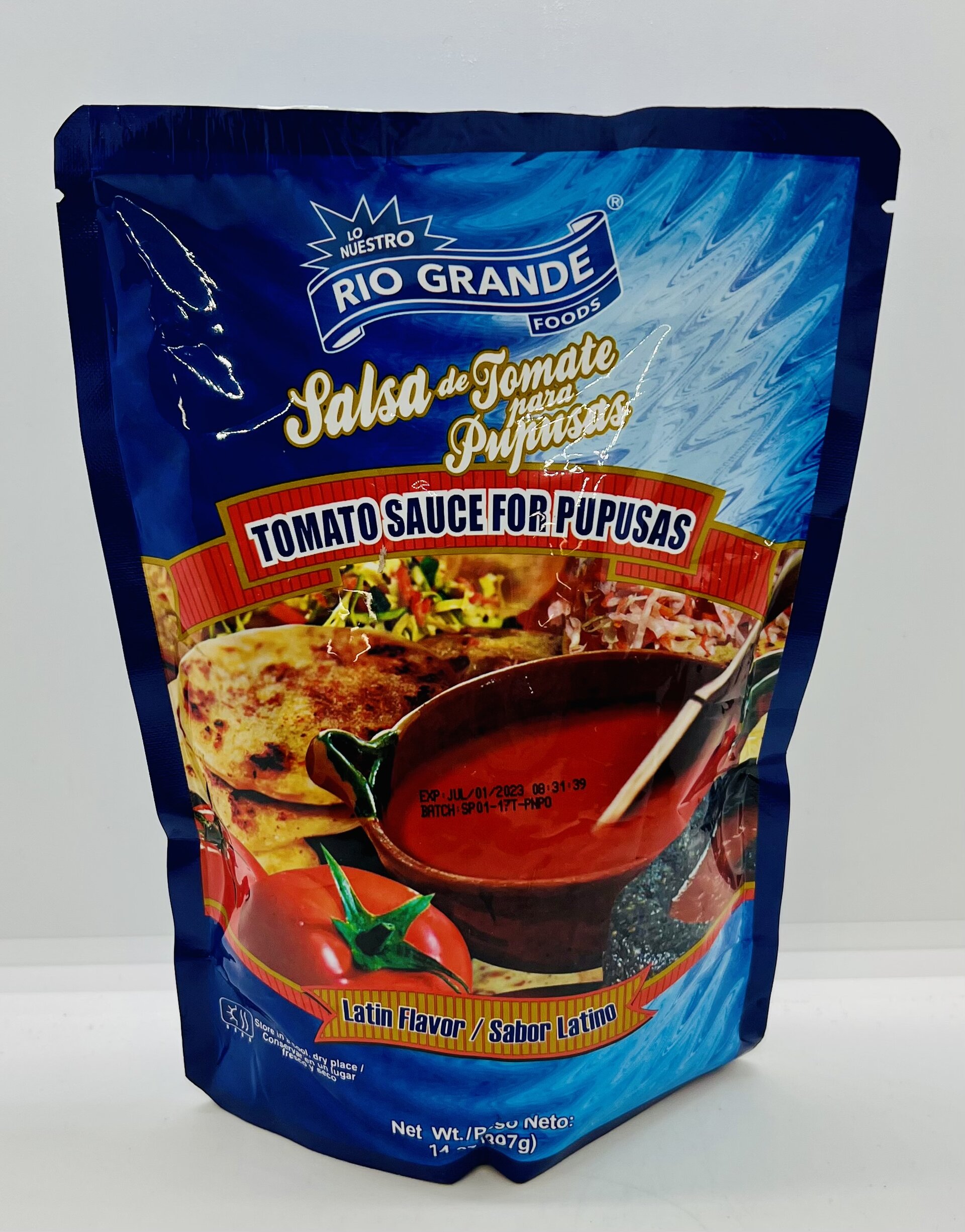 Rio Grande Tomato Sauce for Pupusas 397g. - Gala Apple International